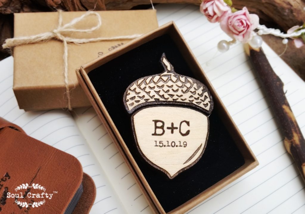 Personalized Acorn SD Memory Card holder – Soul Crafty